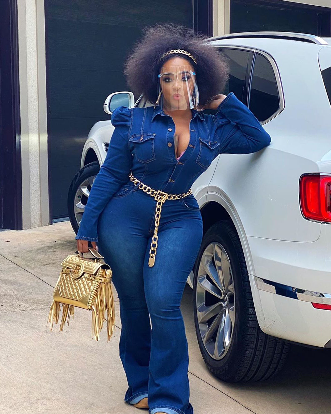 Deja Denim Jumpsuit|Jumpsuit|DIVANEWLOOK – Divanewlook